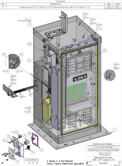 DKS DoorKing 9210 1 Hp Slide Gate Operator