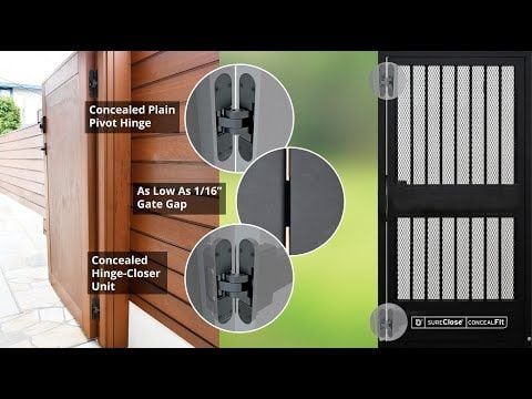 D&D 77057214i SureClose Flush Mount Hinge/Closer Kit