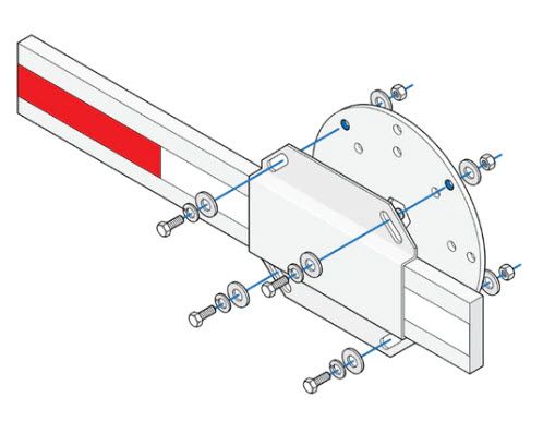 DKS DoorKing 1601-240 Hardware Kit