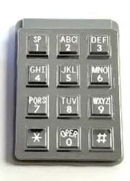 DKS DoorKing 1895-032 Keypad Lighted Yel/Green Str