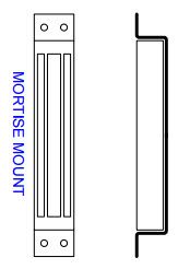 DKS DoorKing DKML-M3-1 300 Lb. Mortise Lock